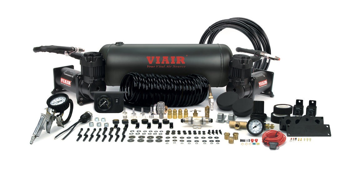 Dual Stealth Black 400C Onboard Air System (4.55 CFM · 150 PSI · 60 Am ...